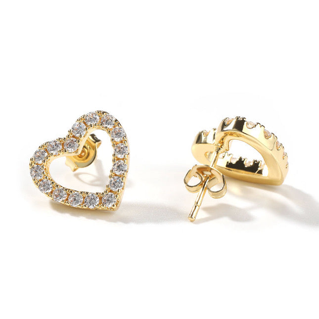 HARPER HEART EARRINGS – Katrinaz Box
