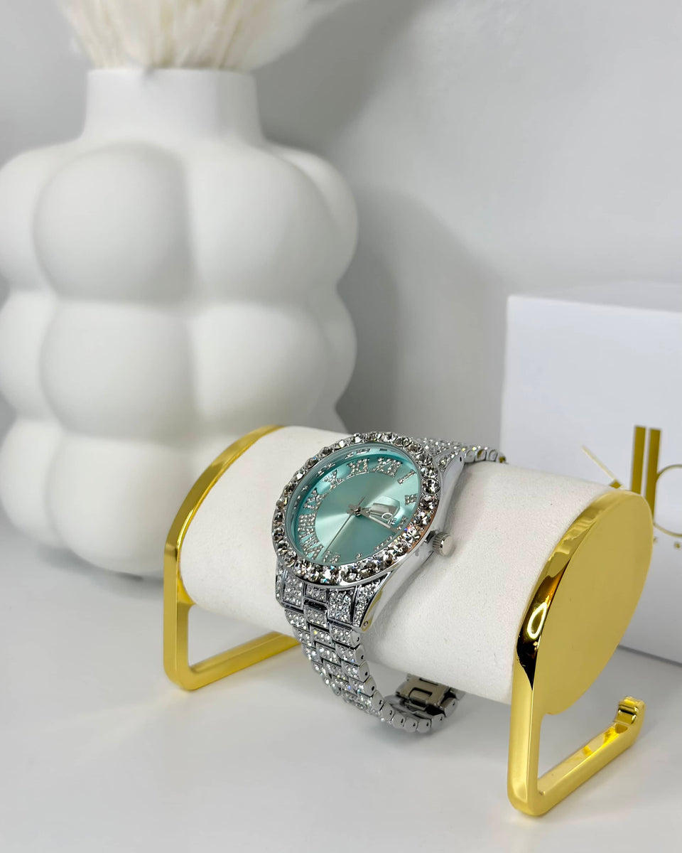 OLYMPIC BLUE | SILVER BAND WATCH – Katrinaz Box